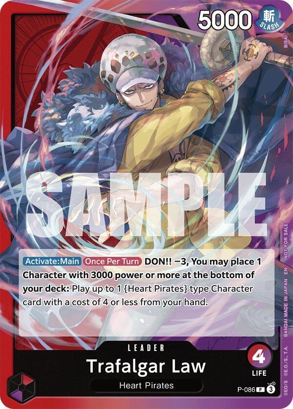 Trafalgar Law (Leader PROMO) - Poison and Potion - All Games